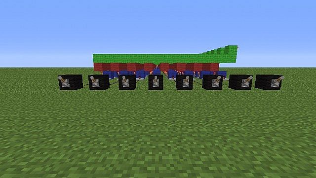 Storm-Inc: 8 Bit Binary Decoder Minecraft Map
