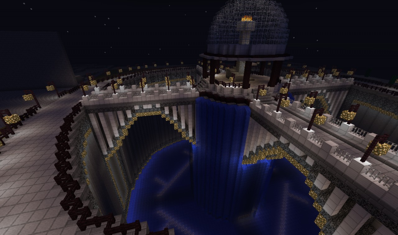 Circular constrution Minecraft Map