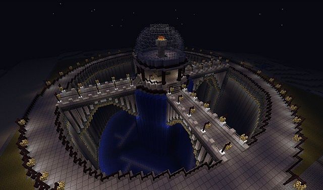 Circular constrution Minecraft Map