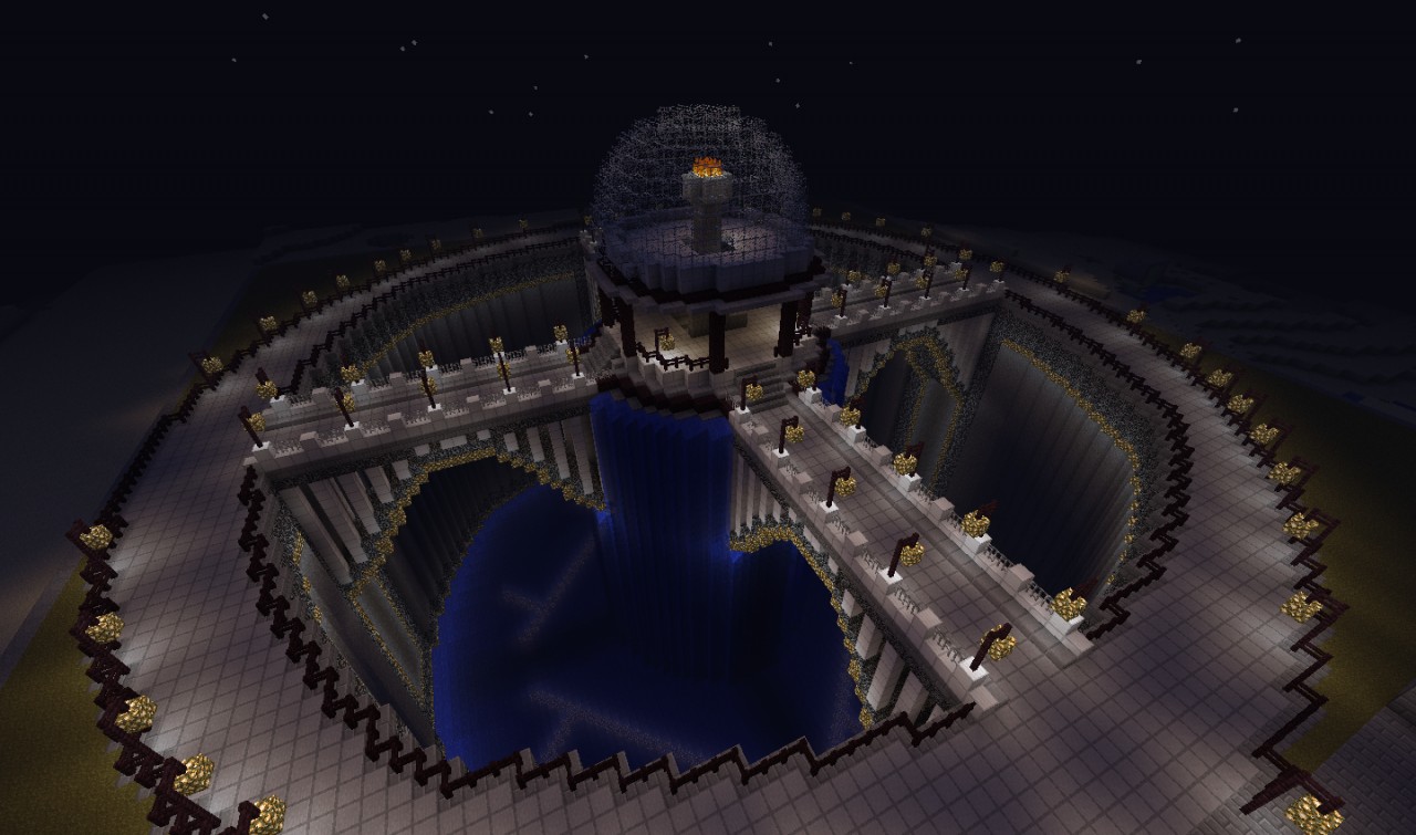 Circular constrution Minecraft Map