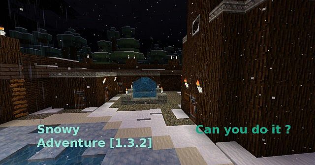 Snowy Adventure [1.3.2] v.02 Minecraft Map