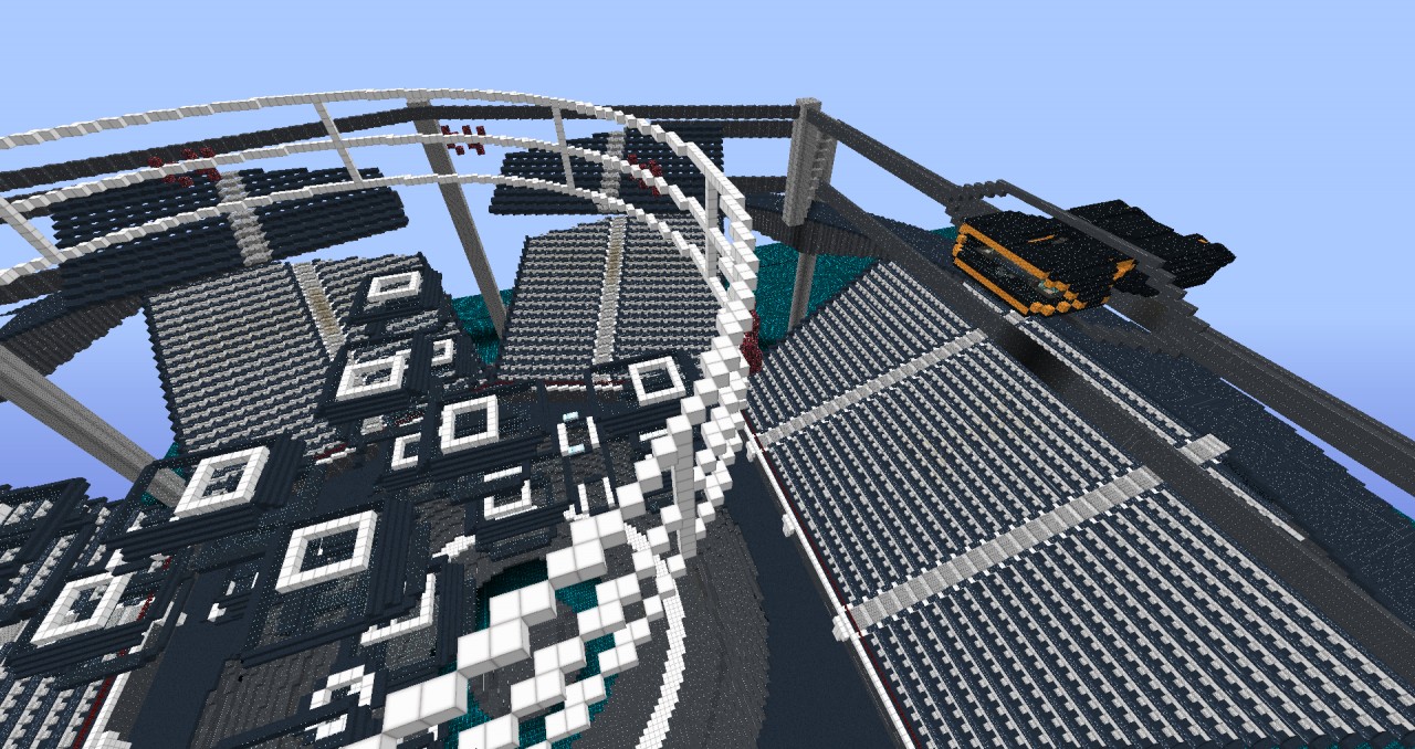 Tron Disc Wars Arena. Minecraft Map