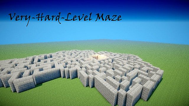 Very-Hard-Level Maze Minecraft Map