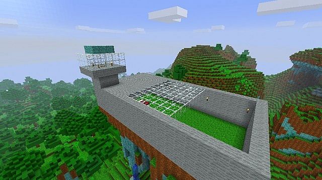 Floating Island Castle Minecraft Map