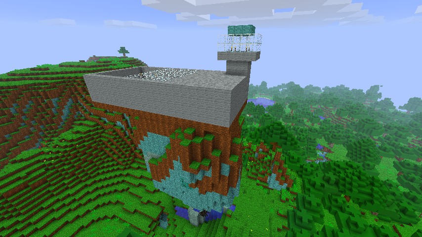 Floating Island Castle Minecraft Map