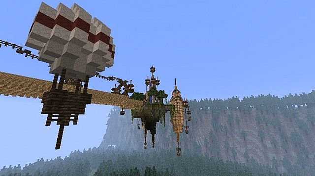 Sky Dock (Sandstone spawn 2) Minecraft Map