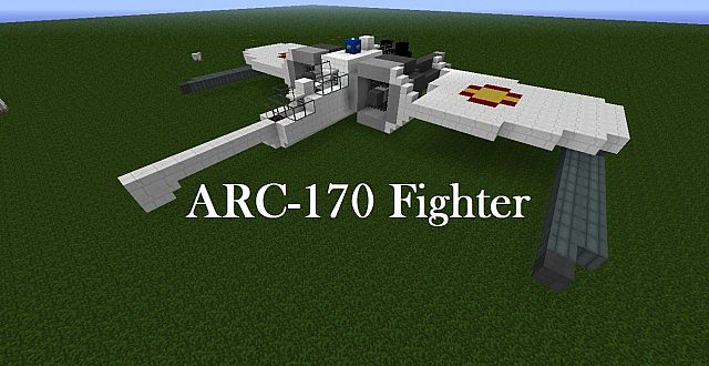 Star Wars ARC-170 Fighter Minecraft Map