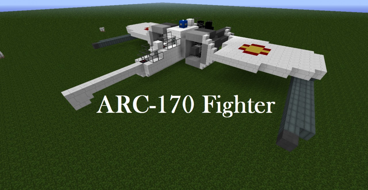 Star Wars ARC-170 Fighter Minecraft Map