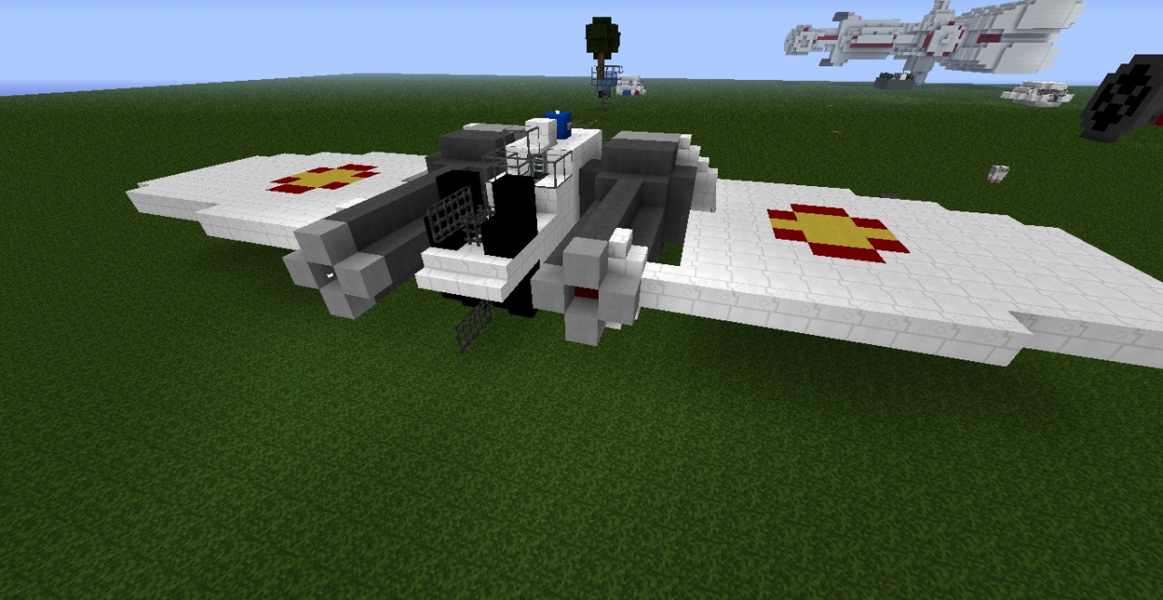 Star Wars ARC-170 Fighter Minecraft Map