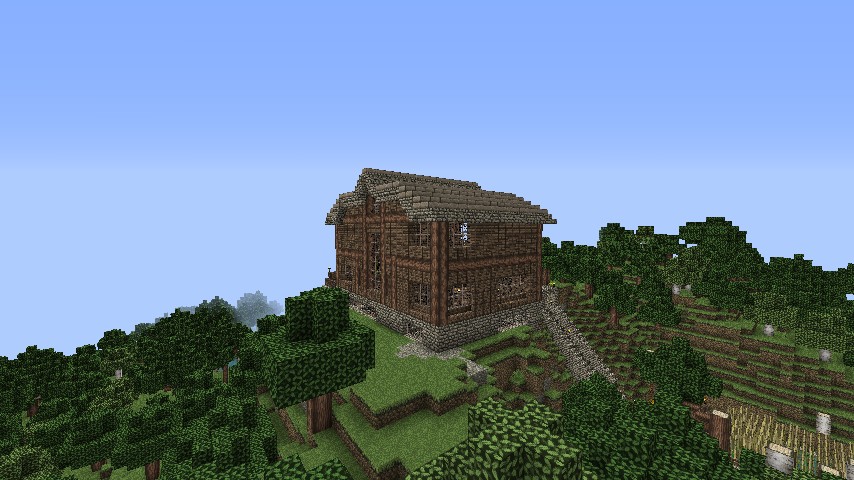 Hill Top House Minecraft Map