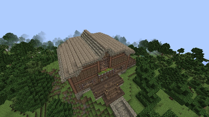 Hill Top House Minecraft Map