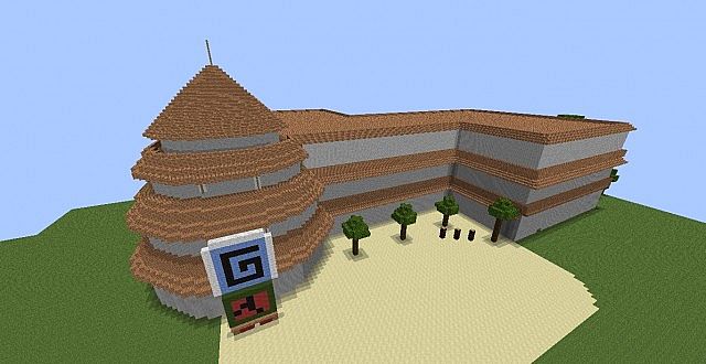Hidden Leaf Village (Konohagekure) Minecraft Map