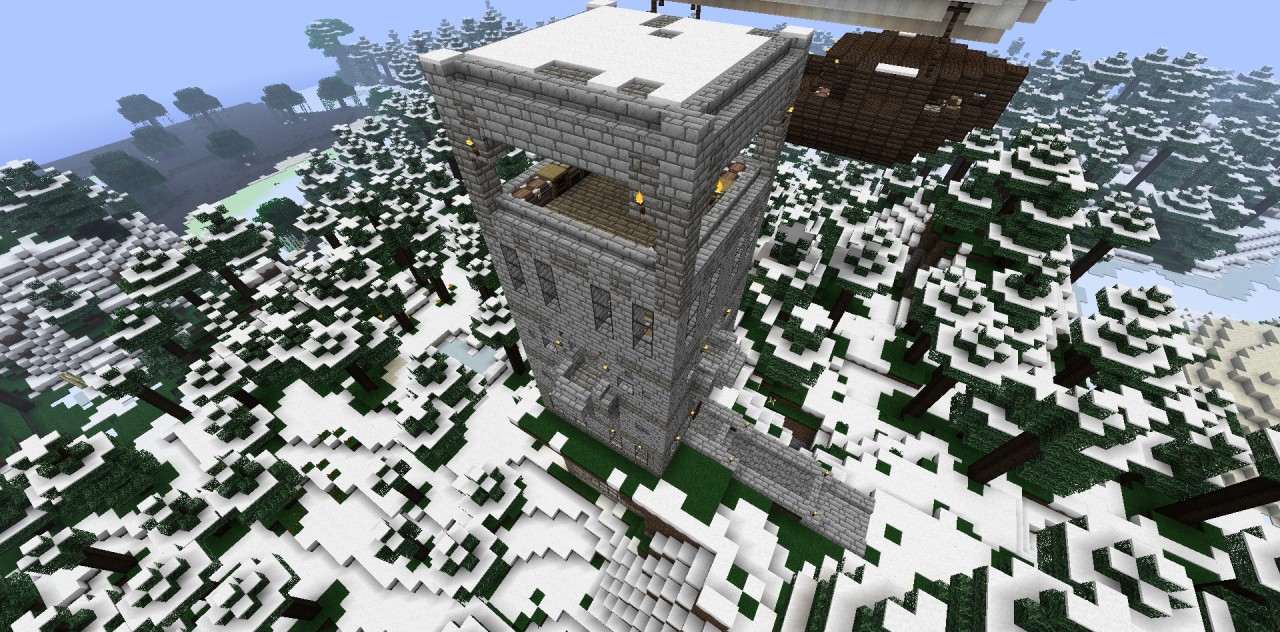 Sky-tower Outpost Minecraft Map