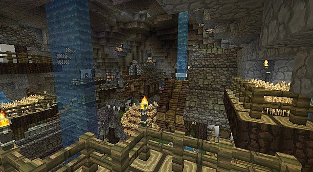 Cave Farm Minecraft Map