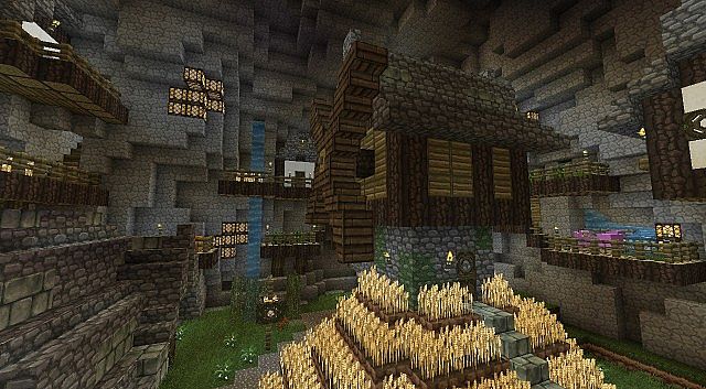 Cave Farm Minecraft Map