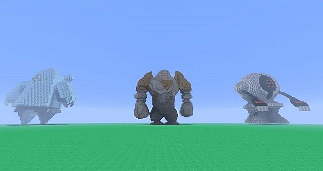 Pokemon Regice 3D Minecraft Map