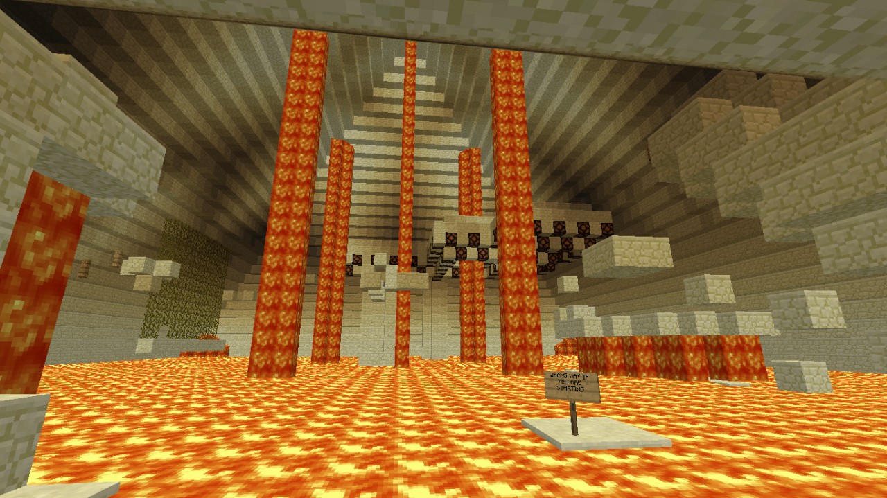 Pyramid parkour! Minecraft Map