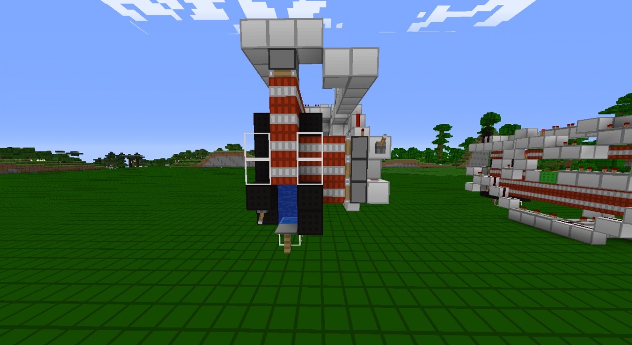 50-Shot TNT Cannon (auto-reloading, 6-wide) Minecraft Map