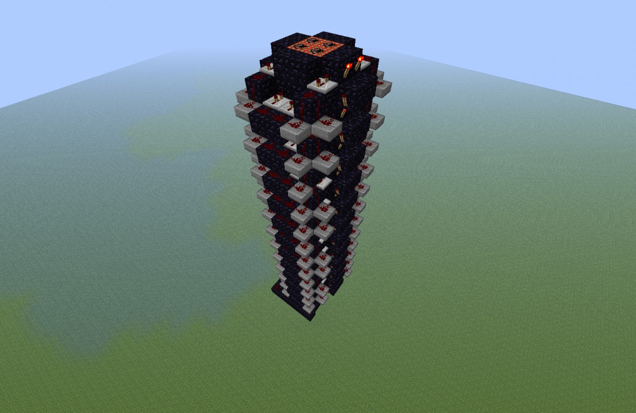 Tnt dropper, (drops 100 tnt in rapid succesion!) Minecraft Map