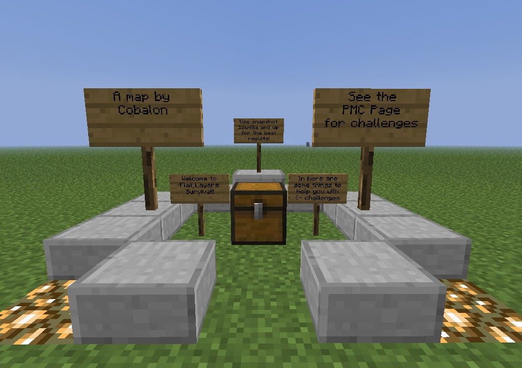 Flat Layers Survival! Minecraft Map