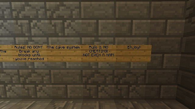 Underground Survival! Minecraft Map