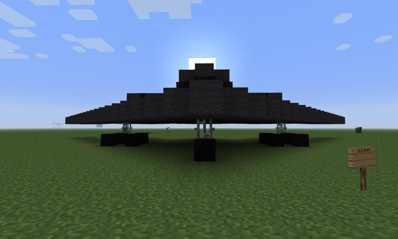 B-2 Spirit Stealth Bomber USAF Minecraft Map