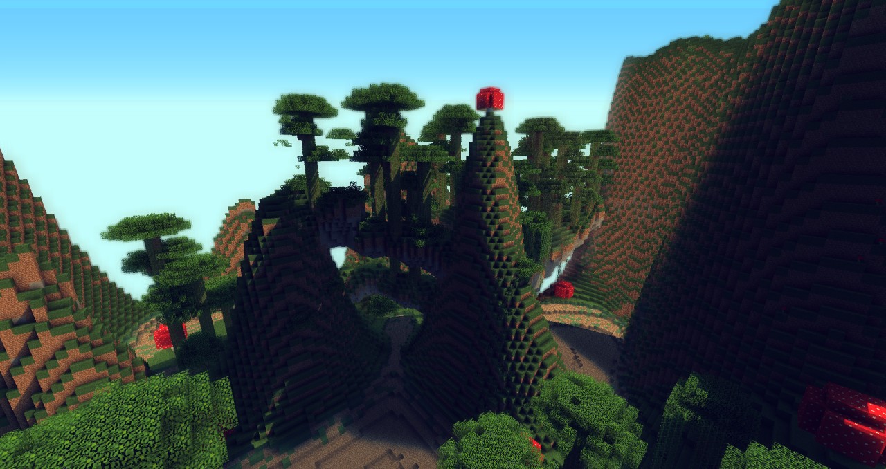 Jungle Map - Custom Terrain Minecraft Map