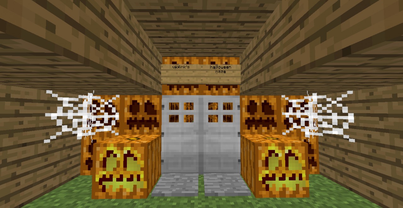 halloween maze Minecraft Map