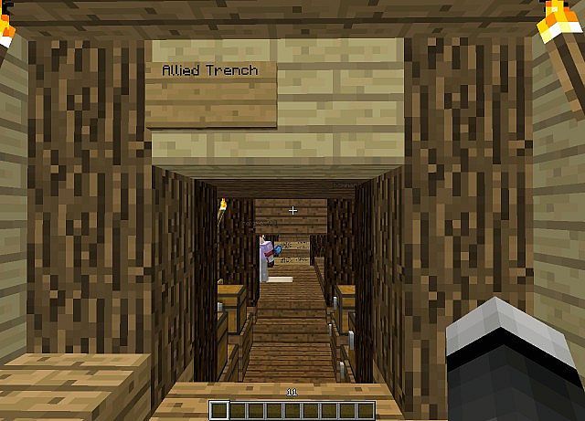 AdventureMap:Pvp; Trench Warfare, Towny Minecraft Map