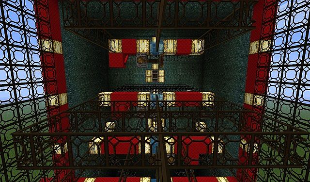 Balance Beam Battle Arena Minecraft Map