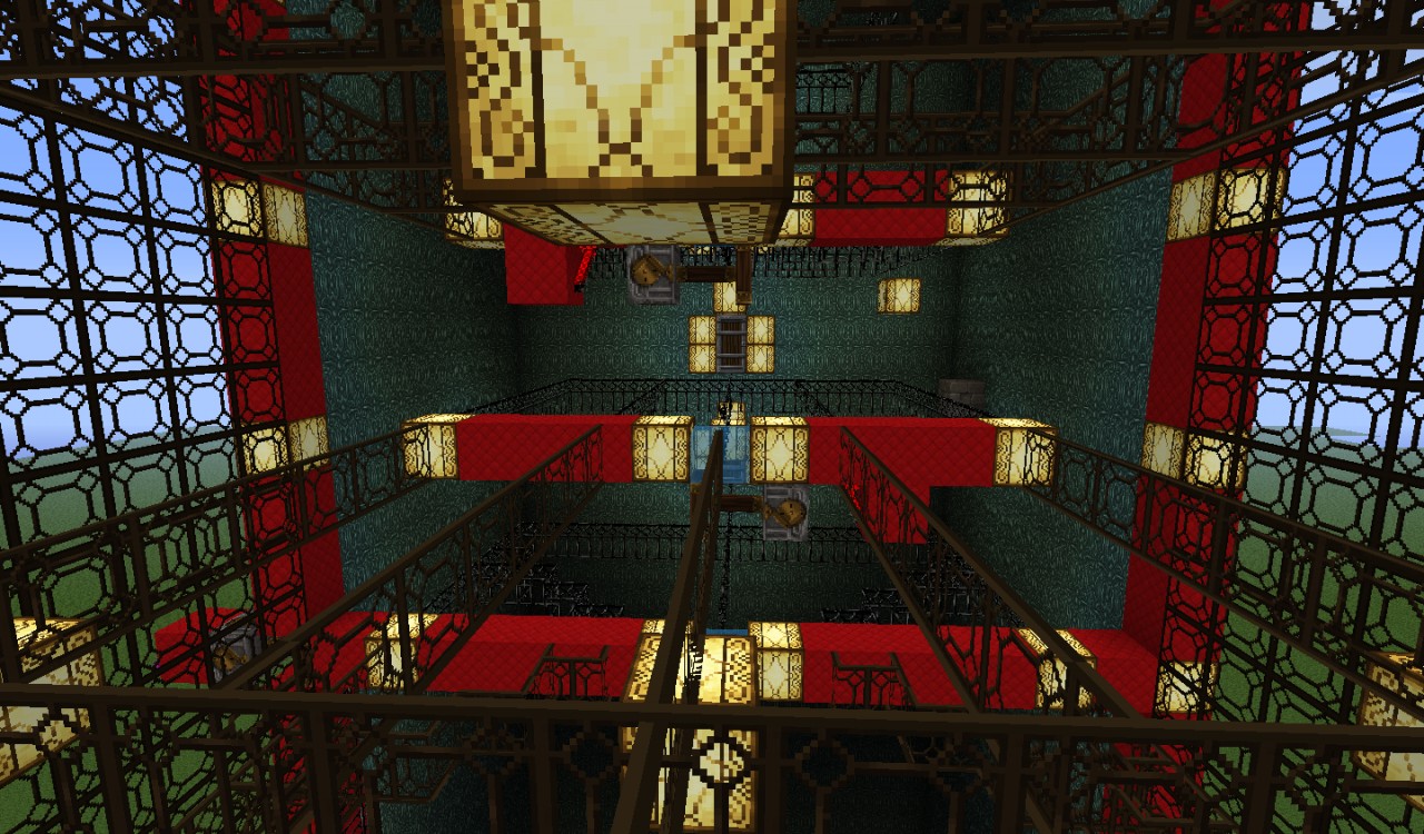 Balance Beam Battle Arena Minecraft Map