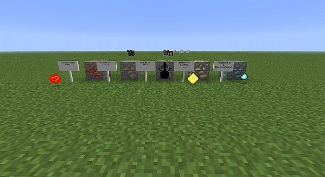 Different Minerals Minecraft Texture Pack