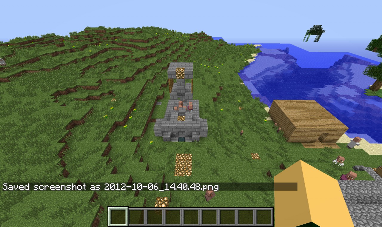 Villager Town Minecraft Map