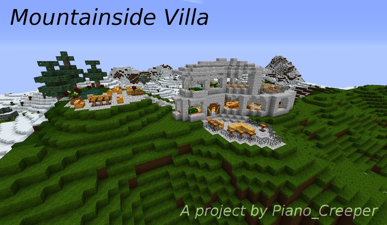 Mountainside Villa Minecraft Map