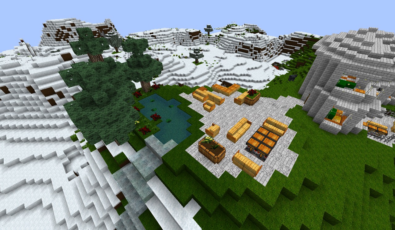 Mountainside Villa Minecraft Map