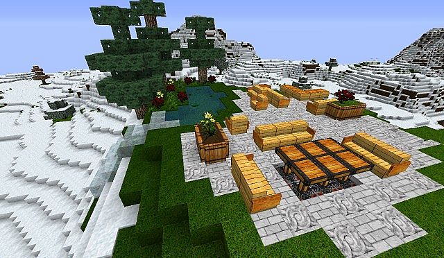 Mountainside Villa Minecraft Map