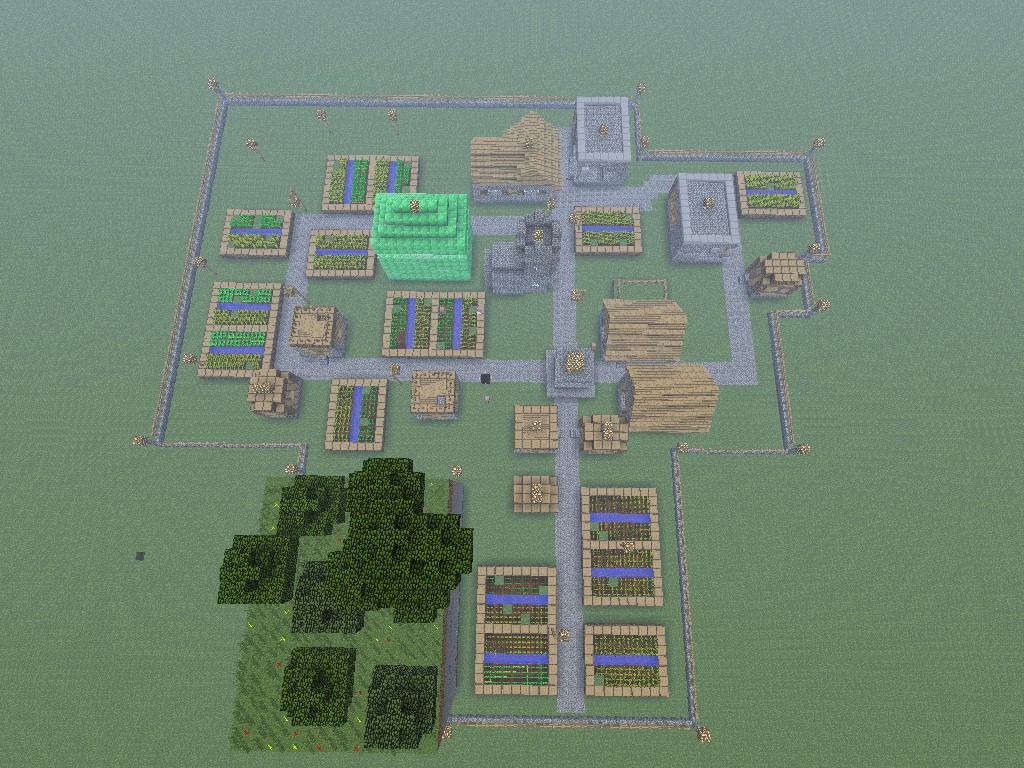 A minecraft chunk Minecraft Map