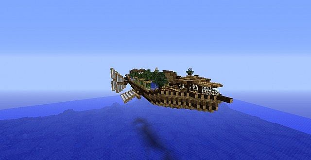 The Venturer [Flying Ship] Minecraft Map