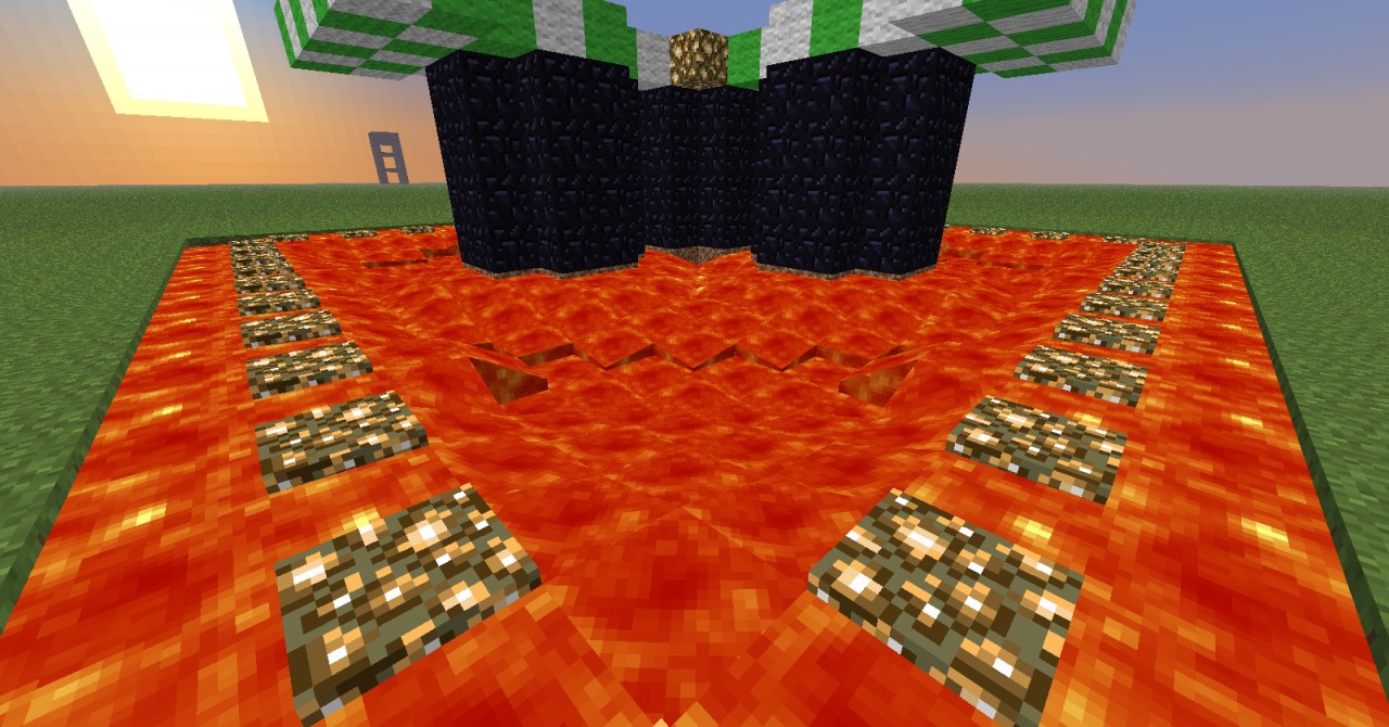 Pillar Rampage, A Multiplayer Mini-game! Minecraft Map