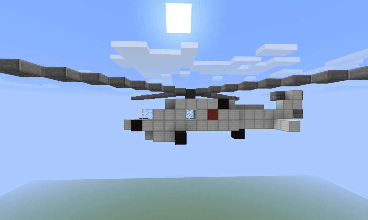 Mitsubishi SH-60K Seahawk JMSDF 1:1 Scale Minecraft Map