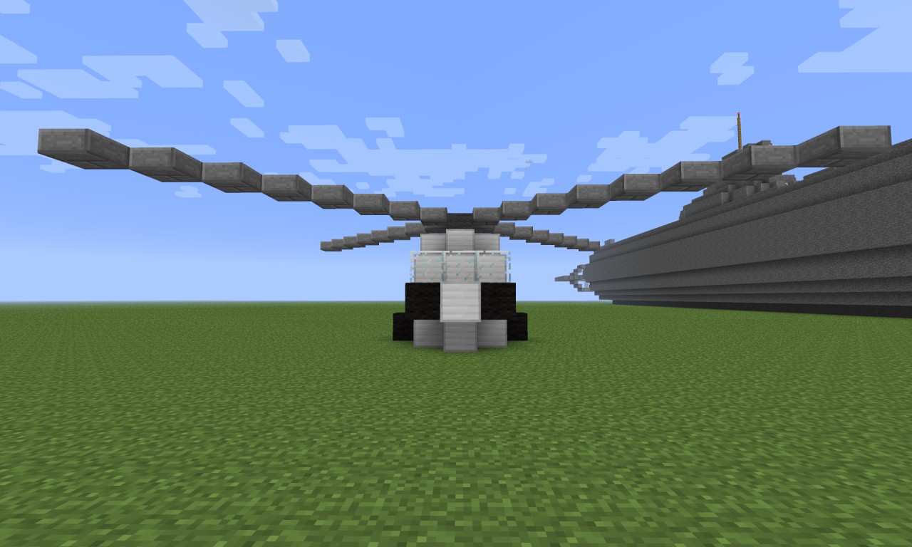Mitsubishi SH-60K Seahawk JMSDF 1:1 Scale Minecraft Map