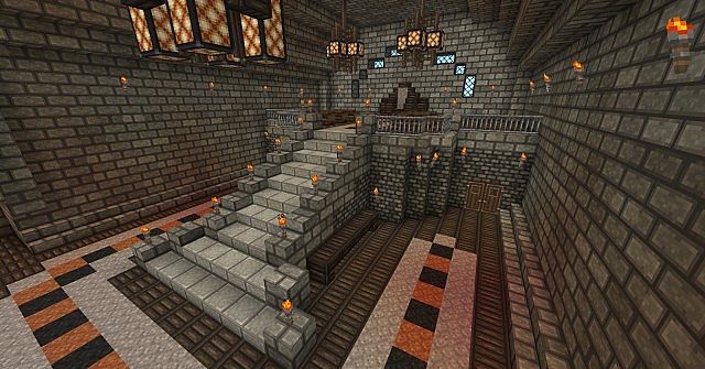 Castle Throne Room Minecraft
