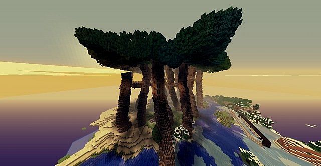 Big tree Valley Minecraft Map