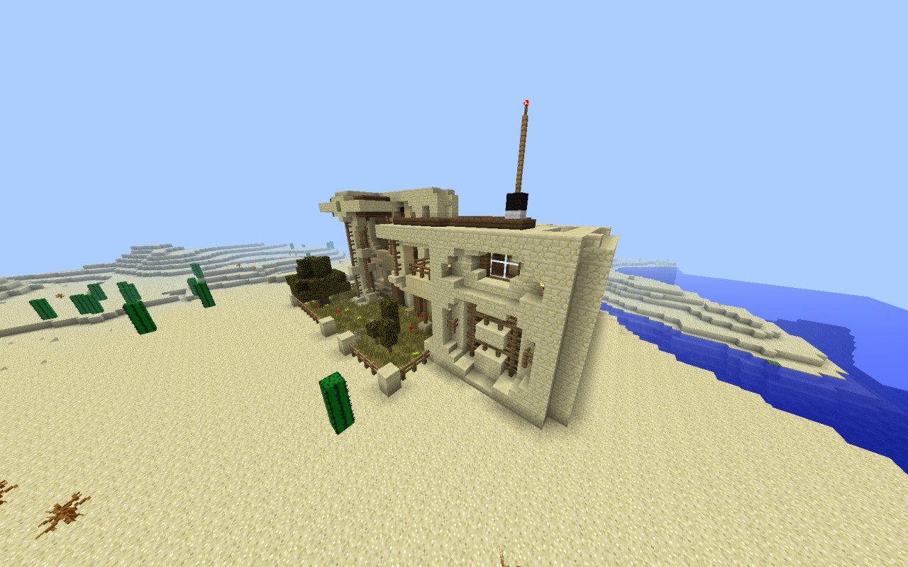 Sandstone house by Zuumi Minecraft Map