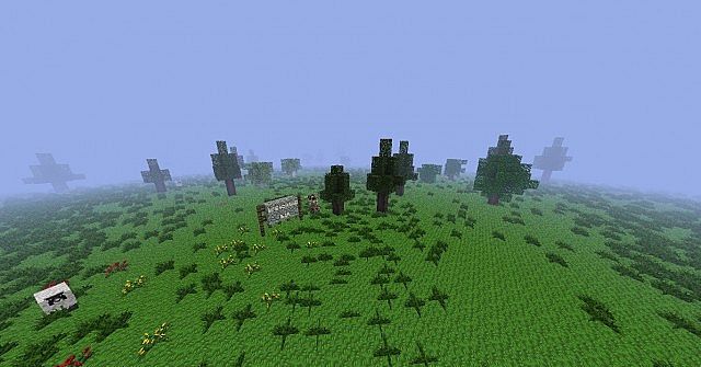 Better FlatLand Minecraft Map