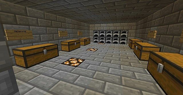 Minecraft 1.3.2 Stone mansion Minecraft Map
