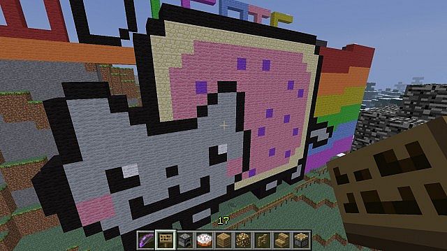 epic pixel art Minecraft Map