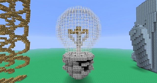 Glowstone Lightbulb Minecraft Map