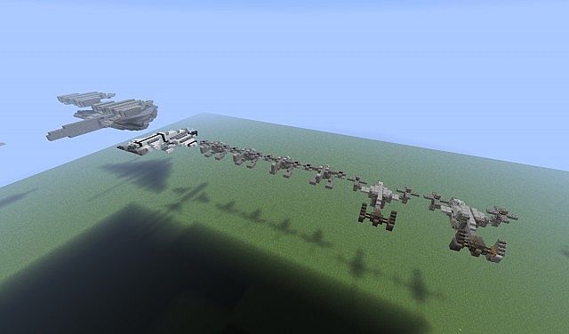 Space Shuttle War Minecraft Map