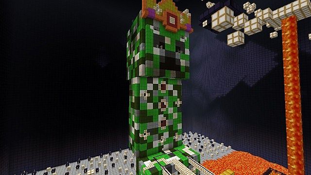 The Death King Creeper Boss Battle Minecraft Map
